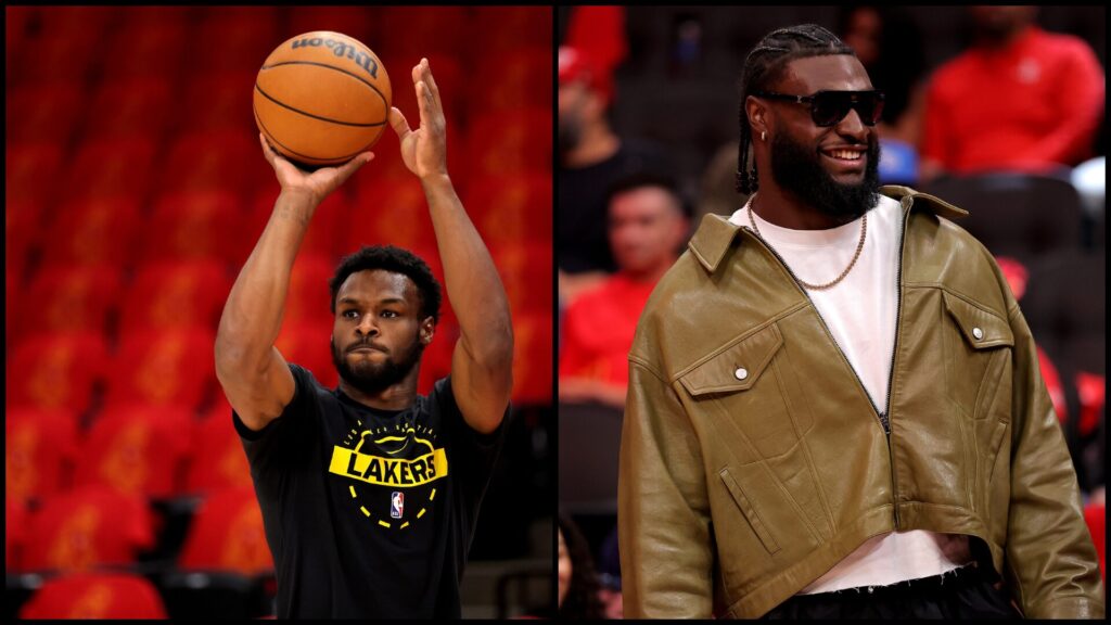 LeBron James jokes about claims around Will Anderson Jr. and Bronny James