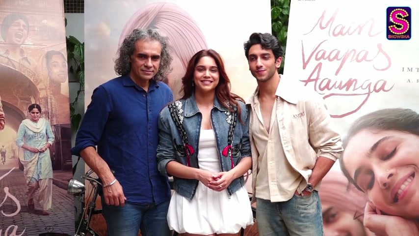 Imtiaz Ali, Vedang Raina & Sharvari Wagh promote 'Main Vaapas Aaunga ...