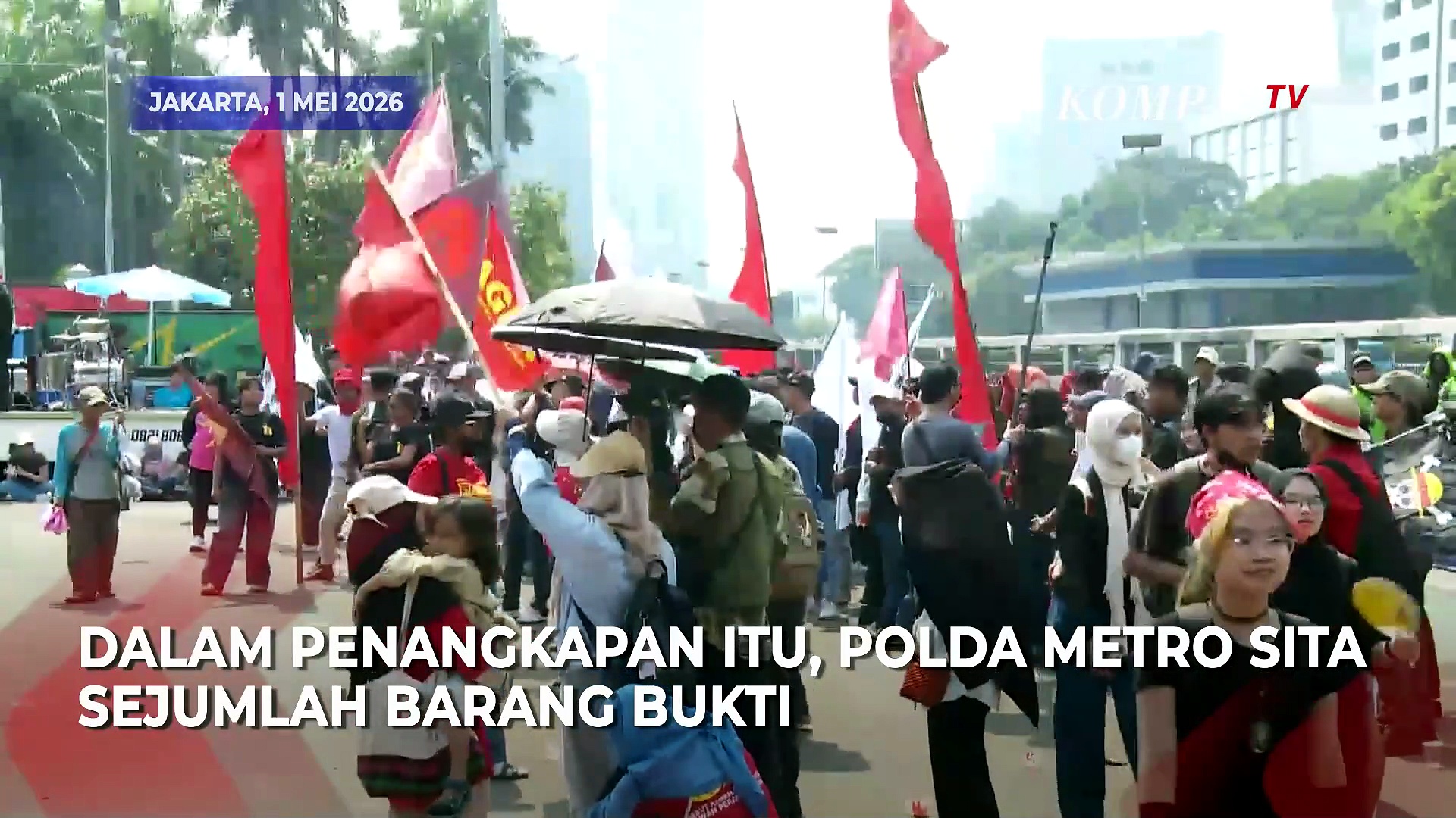 Polda Metro pulangkan 101 orang yang ditangkap saat Hari Buruh ...