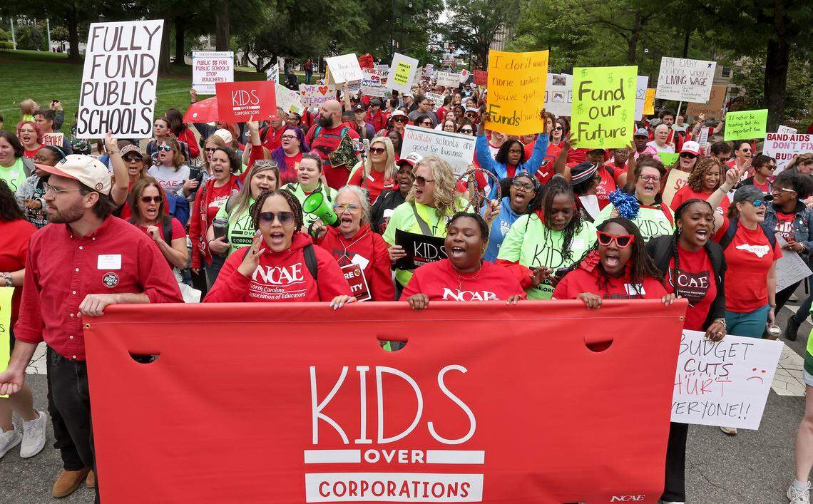 ‘People weren't paying attention' so Charlotte teachers marched on Raleigh
