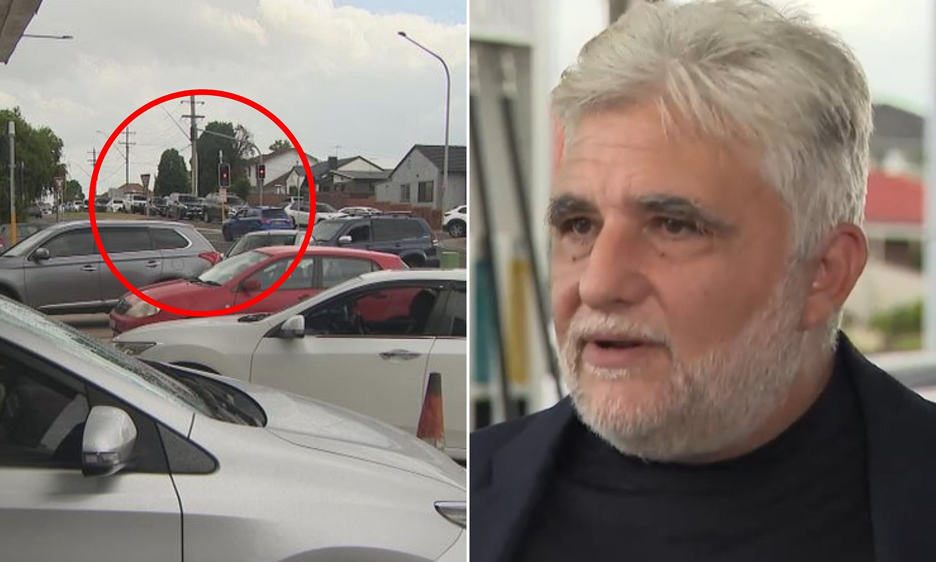 Chaos at a Sydney petrol station after Aussie sets up a $10,000 tab