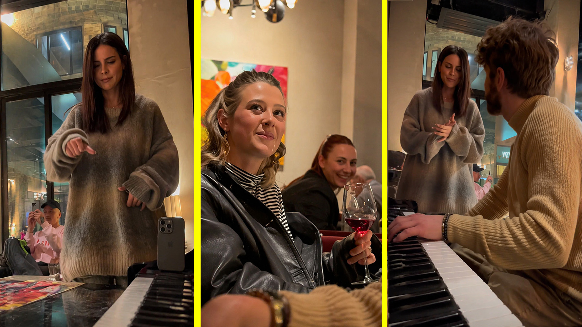 Lena Meyer Landrut joins my piano in public