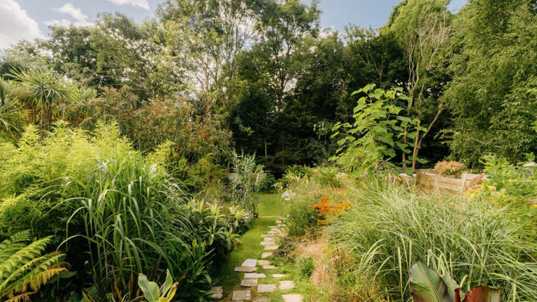 Inside a colourful St Leonards home with a private garden that keeps ...