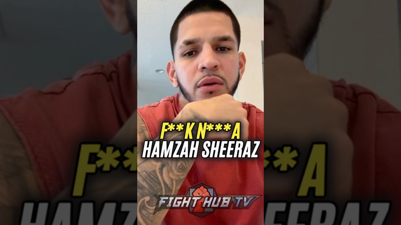 Edgar Berlanga disrespects Hamzah Sheeraz during live stream moment