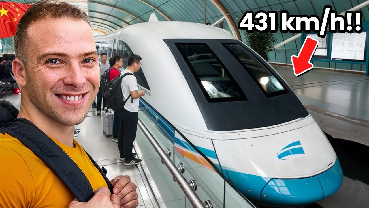 Riding the fastest train ever