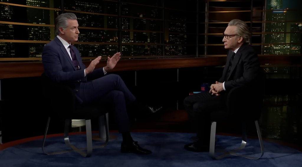 Bill Maher compares Gavin Newsom to Trump: 'You are imitating him'