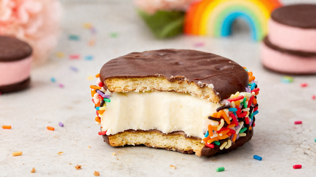 How to make ice cream sandwich with chocolate coating
