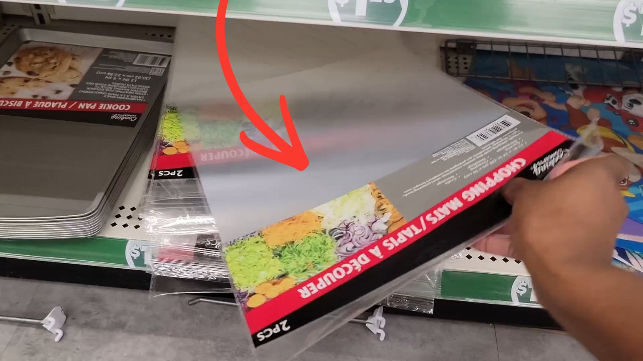 Put a Dollar Store cutting board on your wall (genius!)