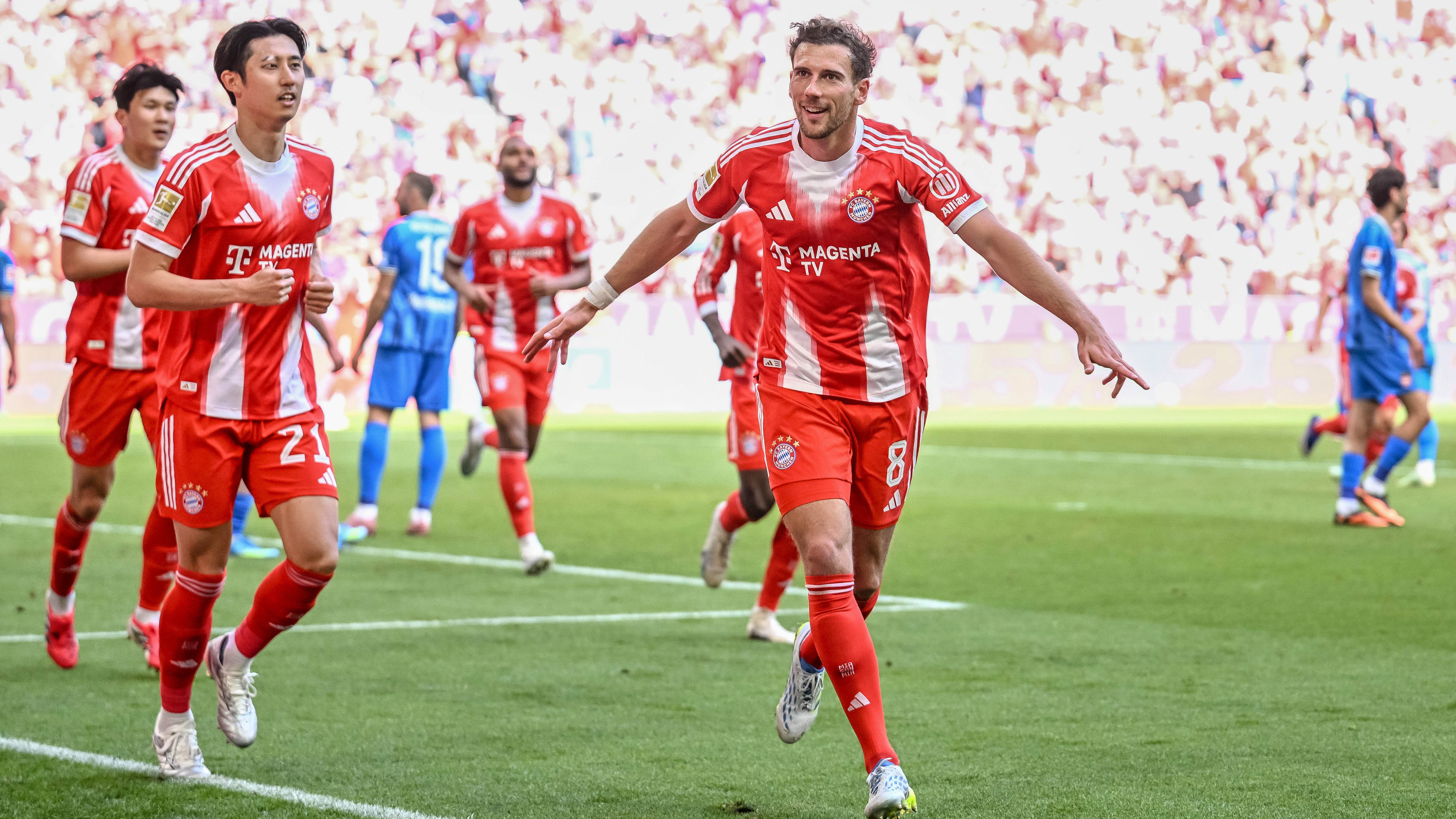 Leon Goretzka bags brace as bottom club Heidenheim denied shock win at ...