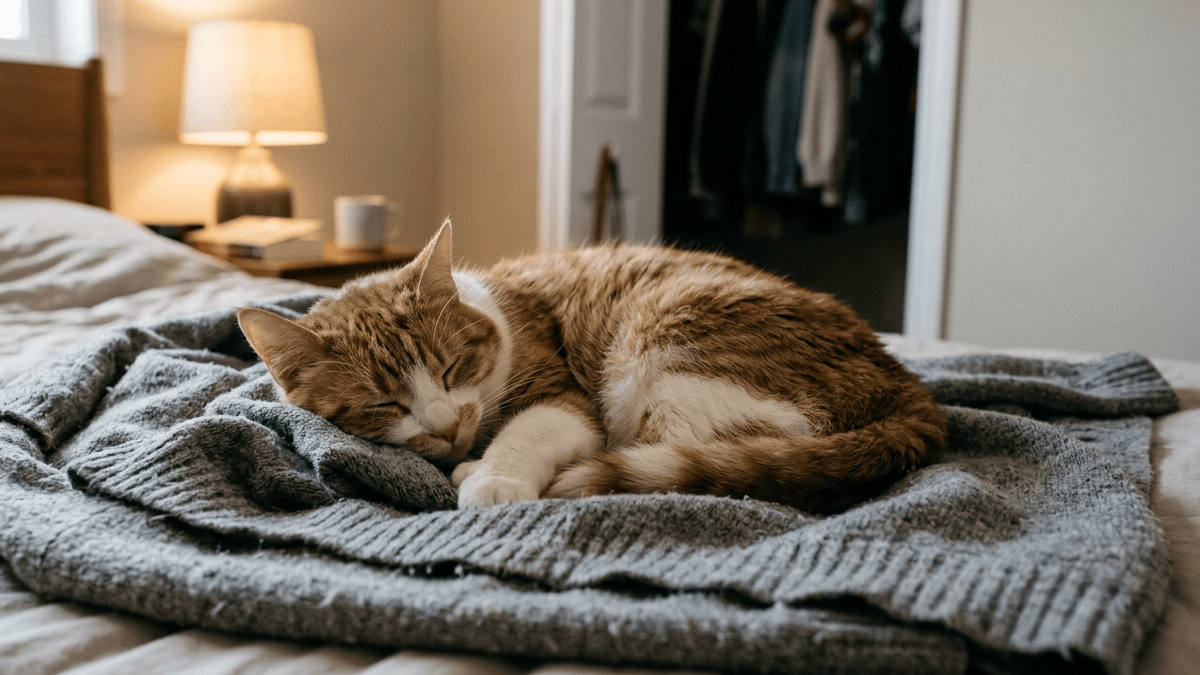 Why your cat sits in your favorite spot on the couch, according to experts