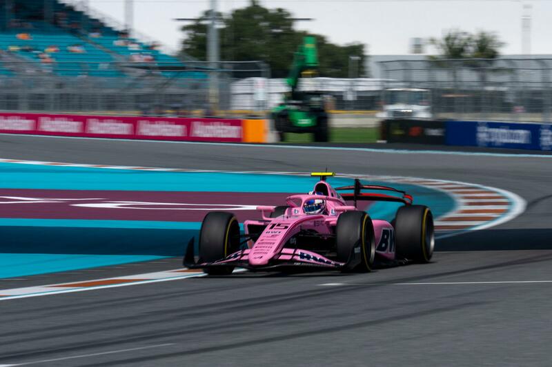 Alex Dunne finishes third in thrilling Miami sprint race
