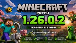 Download Minecraft patch 1.26.0.2 terbaru gratis untuk Android, iOS, dan PC