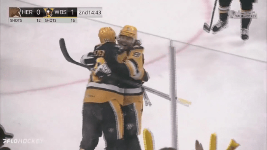 Hershey Bears win game 2 with 2-1 score against WBS Penguins