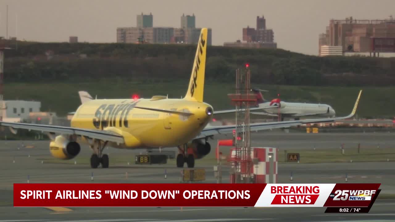 Spirit Airlines says it’s shutting down after 34 years, ending ...