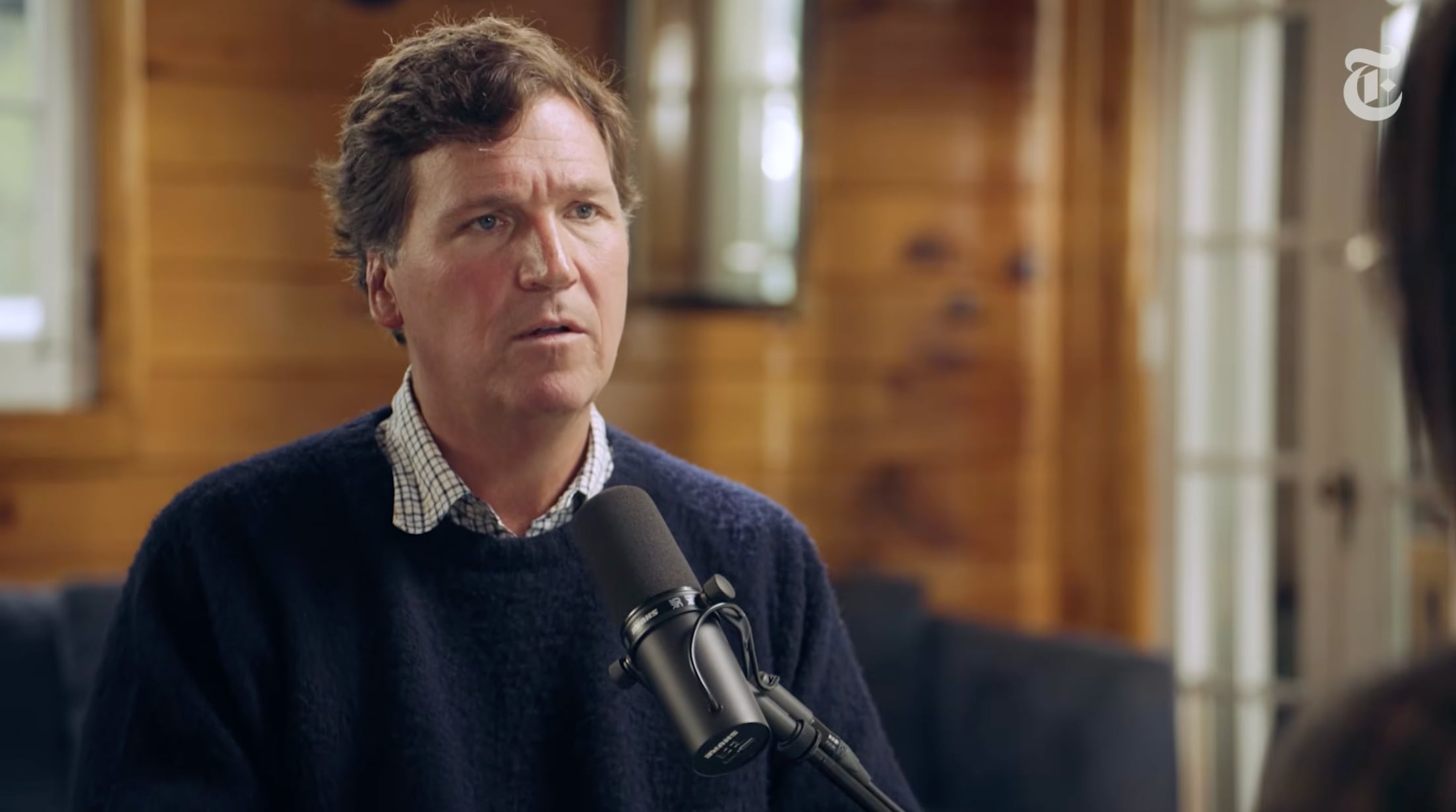 Tucker Carlson cornered after denying Trump 'Antichrist' comment