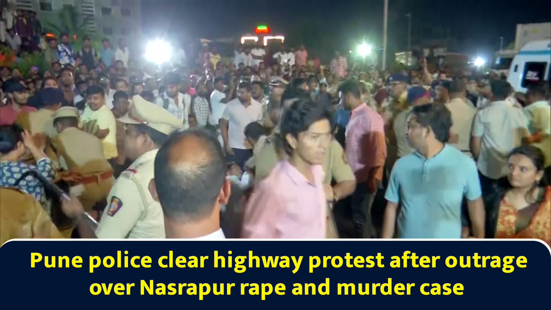 Pune police clear highway protest after outrage over Nasrapur rape and ...