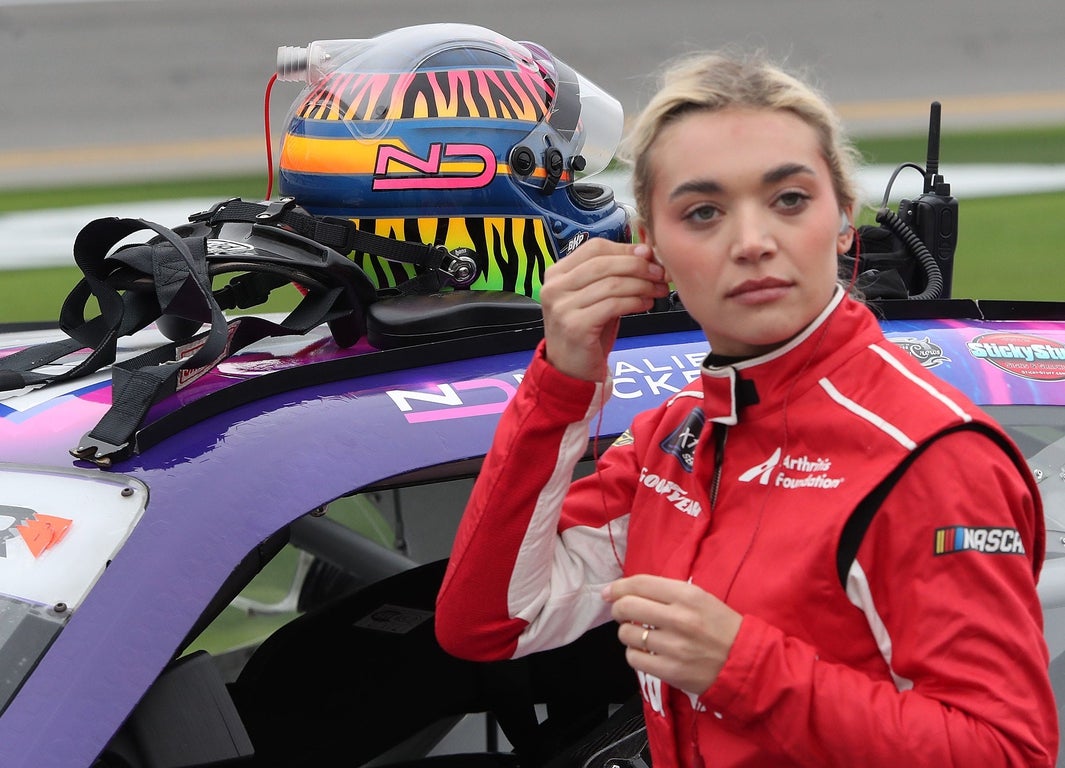 NASCAR driver Natalie Decker continues turning heads on and off the ...