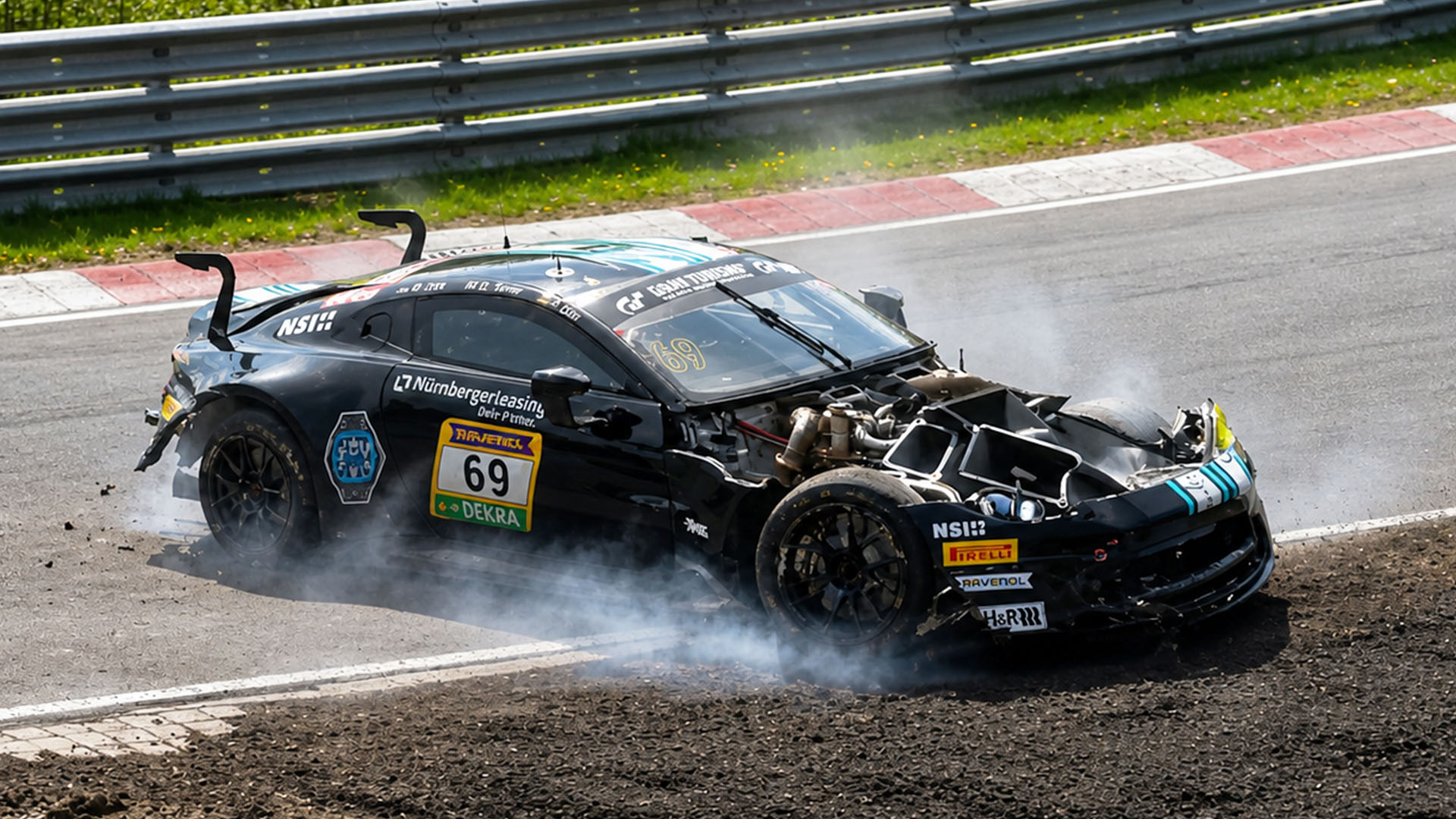 Massive race crashes and intense action from high speed motorsport battles