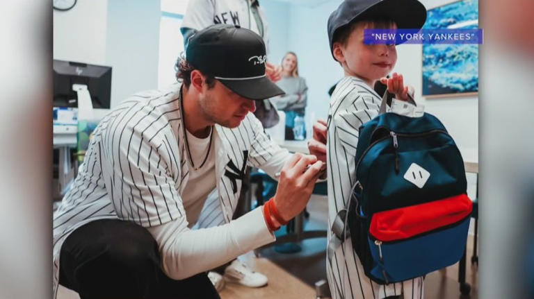 Home run! Yankees surprise superfan at hospital awaiting transplant