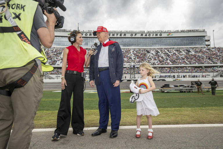 Jamie Little reflects on unique Daytona 500 moment with President Trump