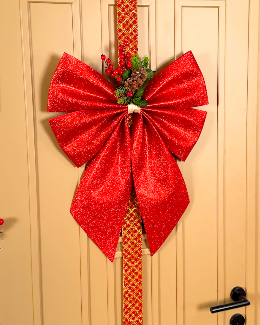 Artesanía de lazo festivo para alegrar tu hogar🎀