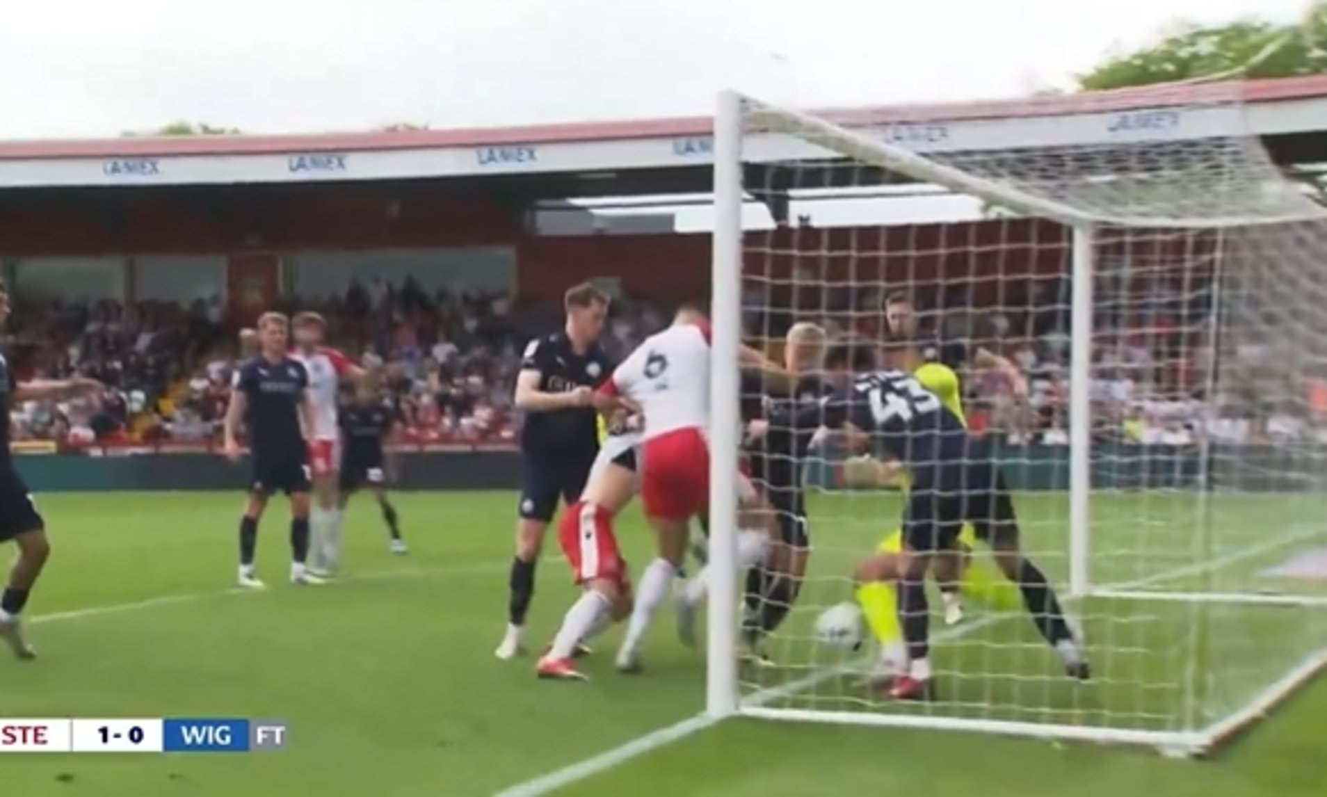 League One's 'ghost goal': Luton star hits out as 92nd-minute winner ...