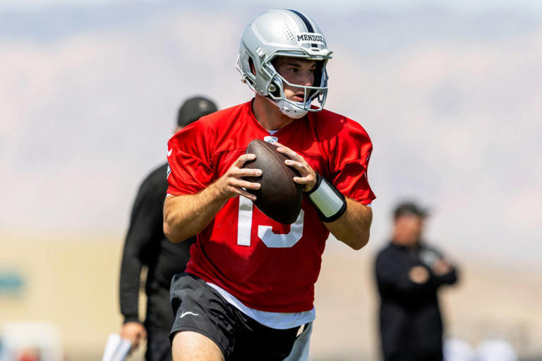 ‘Bottom of the totem pole:’ Fernando Mendoza starting over with Raiders