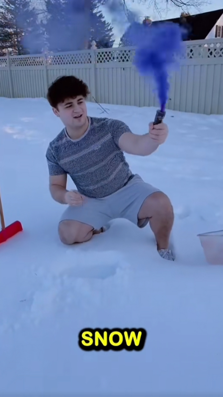 Will smoke survive inside snow overnight? Viral experiment