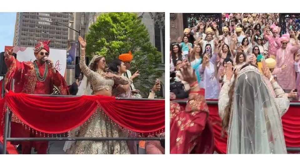 Indian couple's Bollywood-style wedding shut down New York's busiest ...