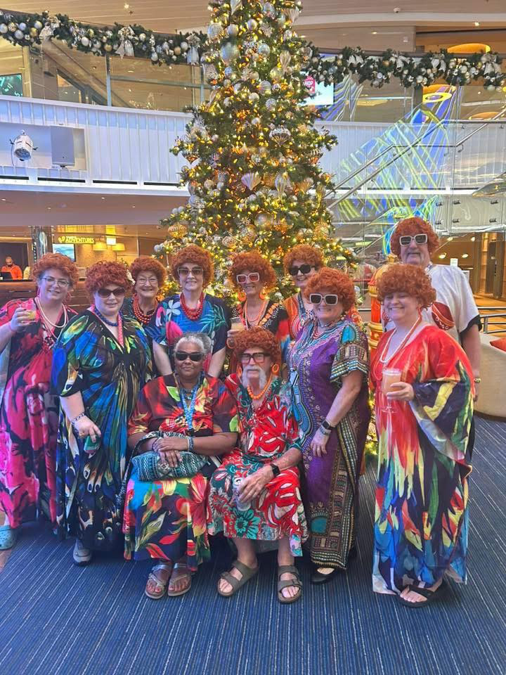 Flamboyant 'Mrs. Roper Romp' making waves on cruise ships