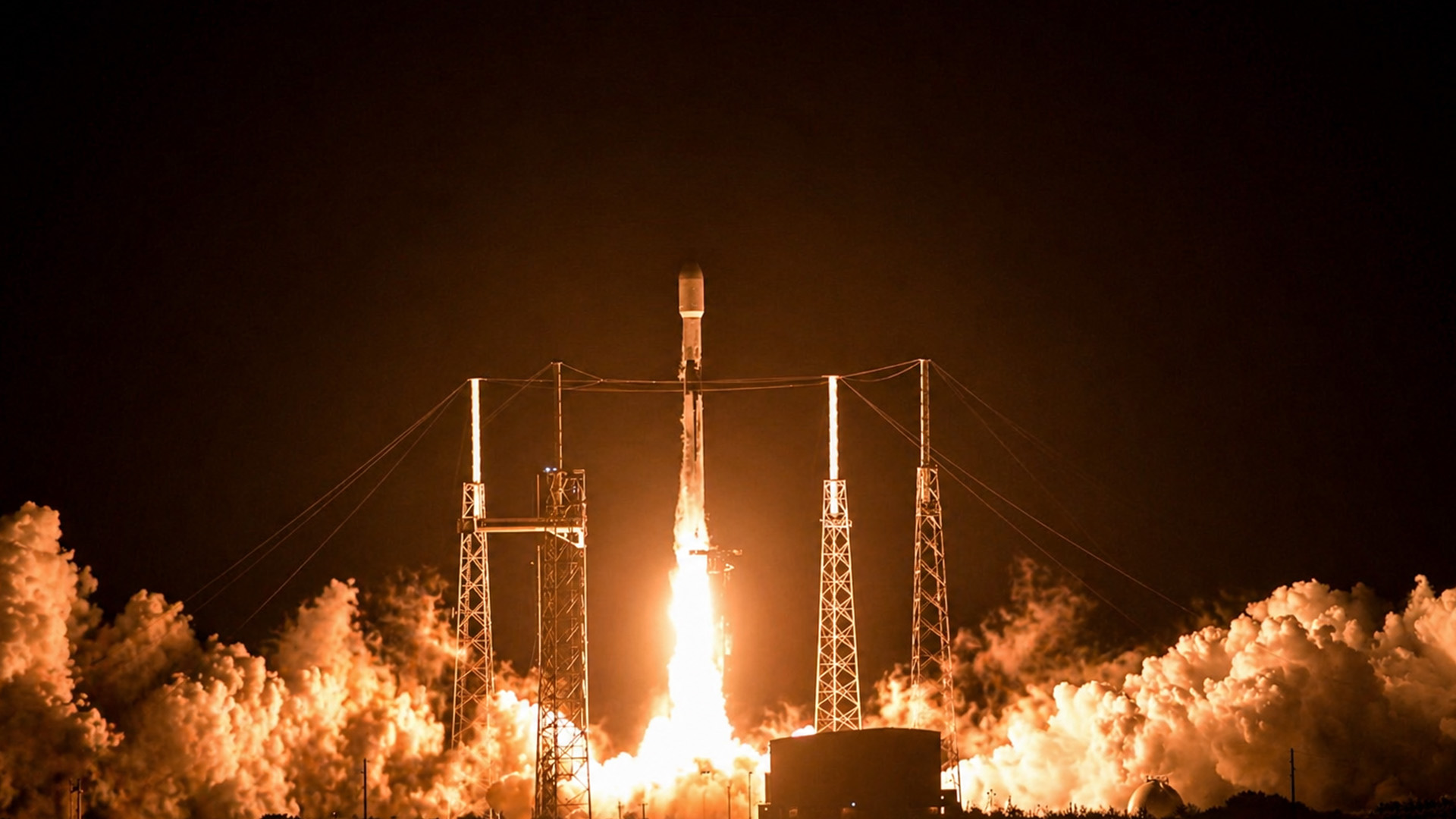 Falcon 9 launches GPS III-8 mission from Cape Canaveral