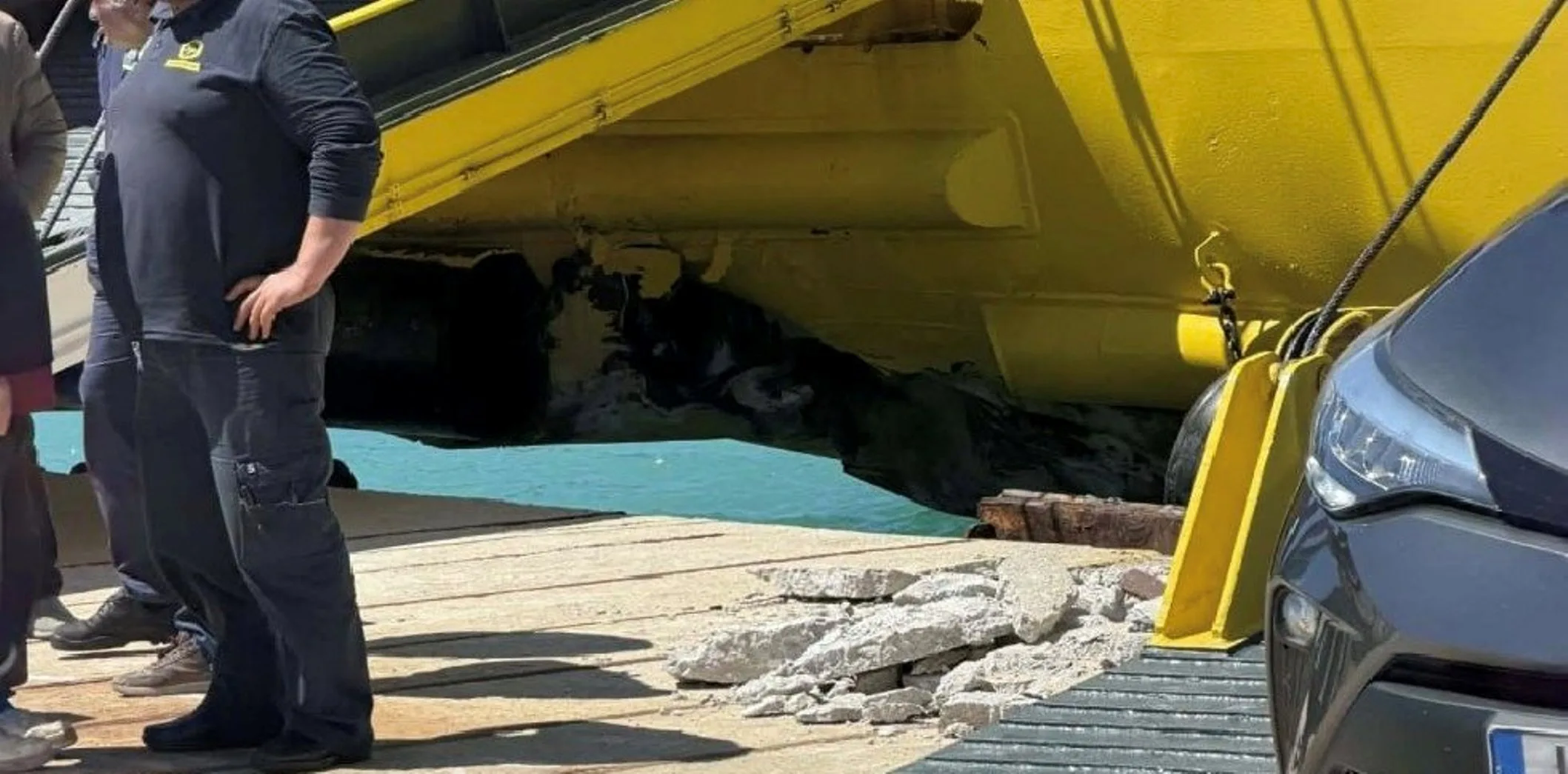 Πρόσκρουση πλοίου στη Ζάκυνθο λόγω καιρού – Η ανακοίνωση
