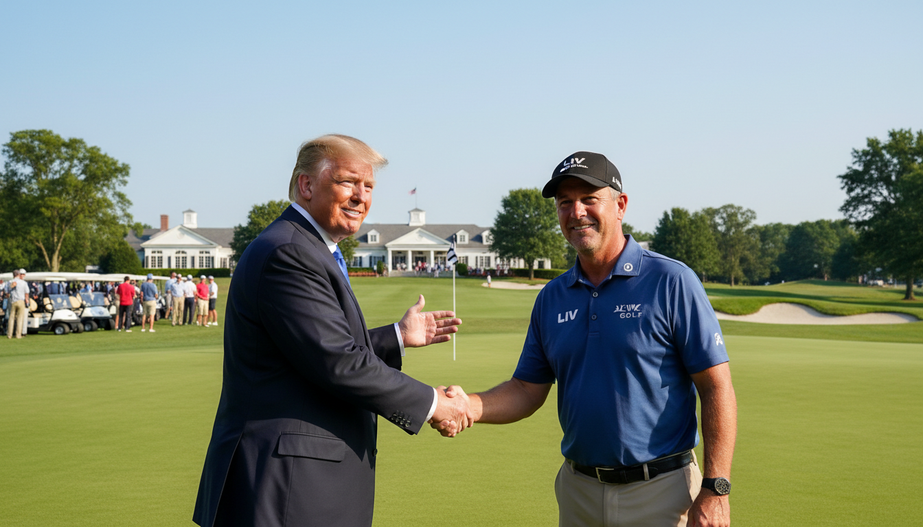 Donald Trump charts a new course for golf after LIV funding shifts