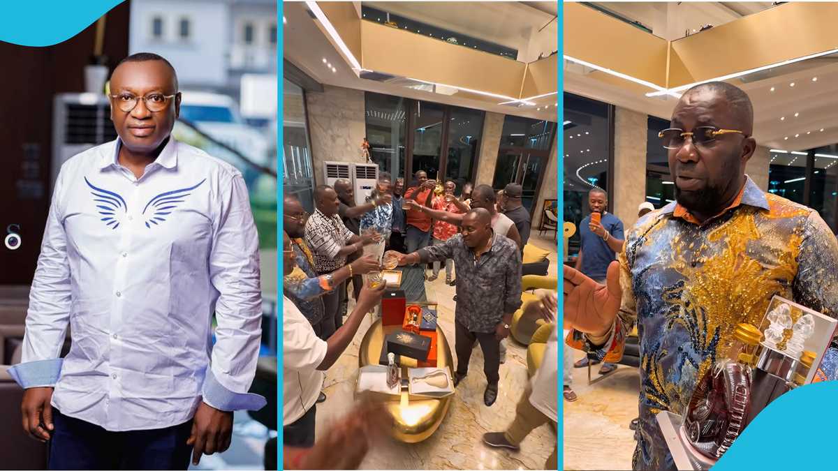 Members of East Legon Executive Club gift Ofori Sarpong expensive ...