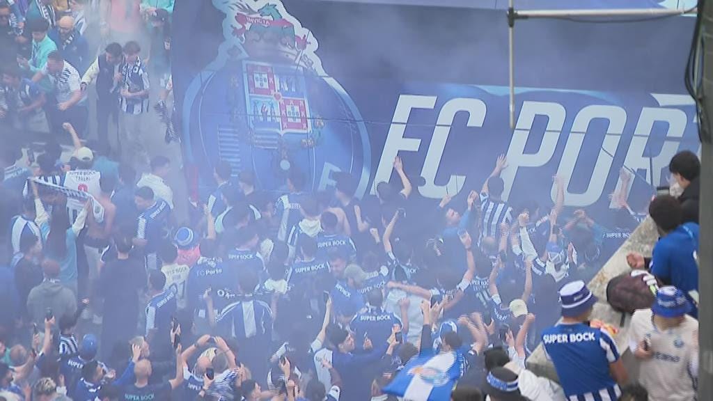FC Porto recebido em festa no Estádio do Dragão
