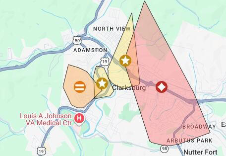 Large power outage reported in Clarksburg affecting 4,000+ customers
