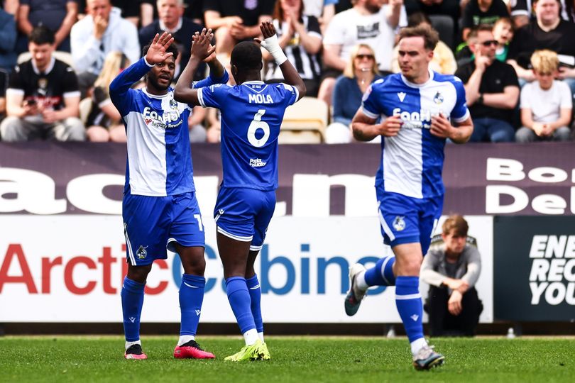 Bristol Rovers winning run ends with draw at Notts County