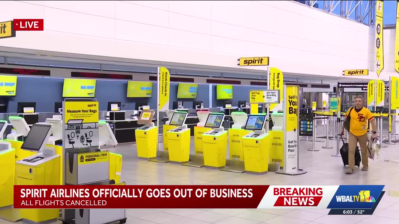 Spirit Airlines officially goes out of business