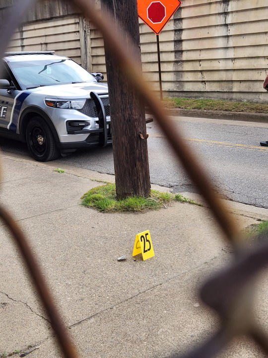 Man arrested after shots fired near Laidley Field