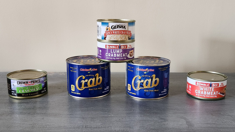 Store-bought canned crab meat ranked worst to best