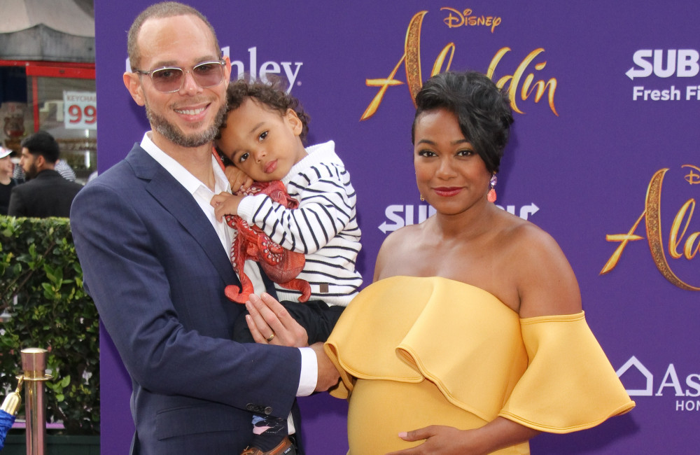 Tatyana Ali's eldest son was pushed back inside her during a traumatic ...