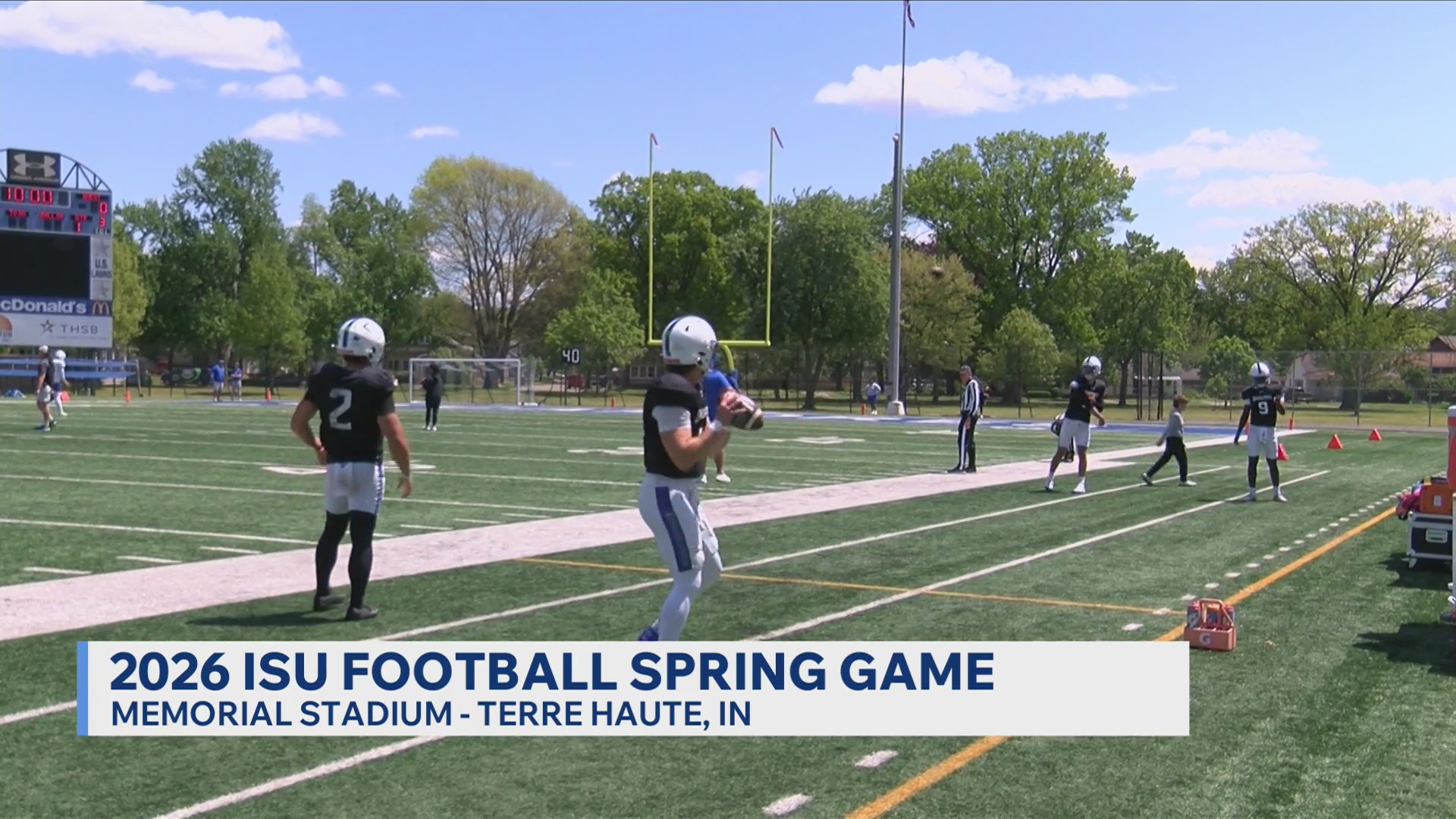 ISU football holds annual blue and white spring game