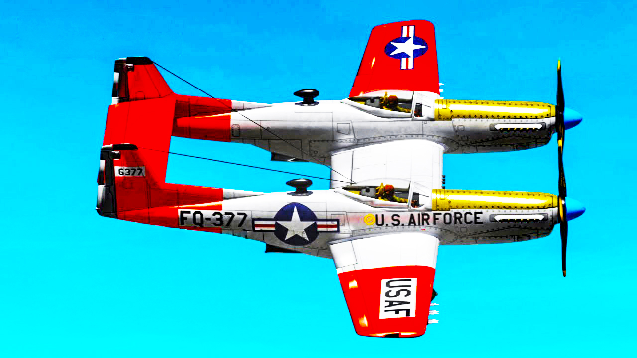 Why America built a two-seater Mustang - the twin Mustang for the ...