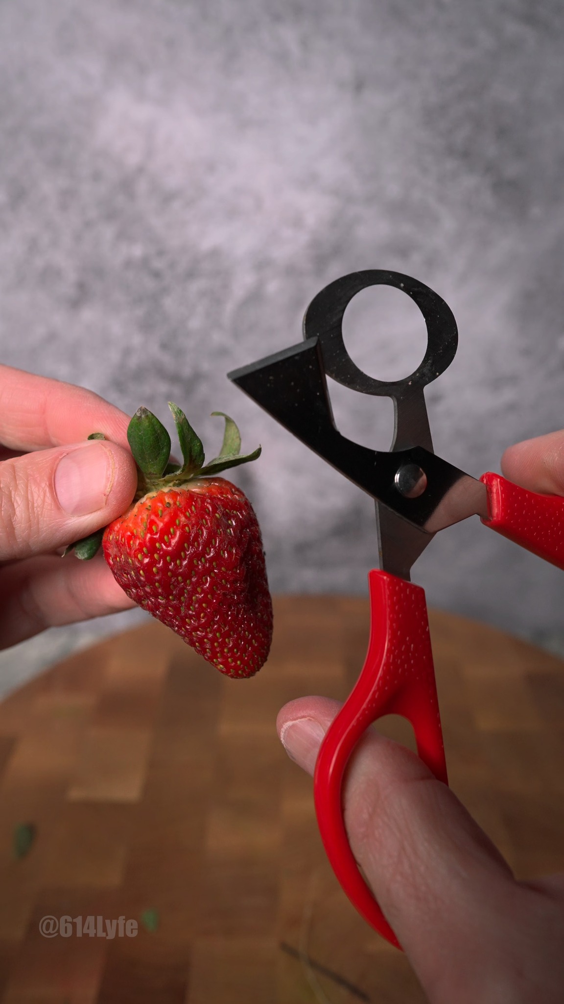 Strawberry vs. tube topper ASMR
