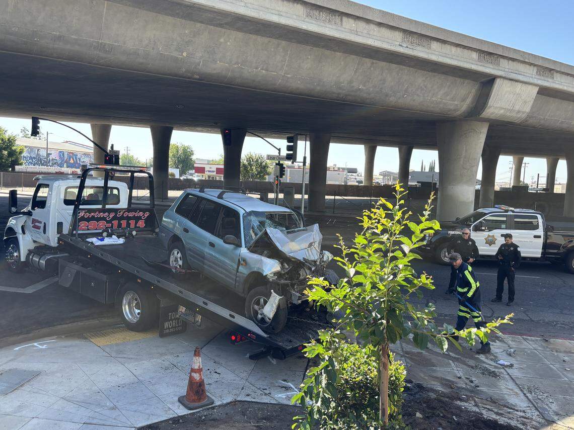 Woman who crashed into Factory 41 building in Fresno is ID'd by coroner