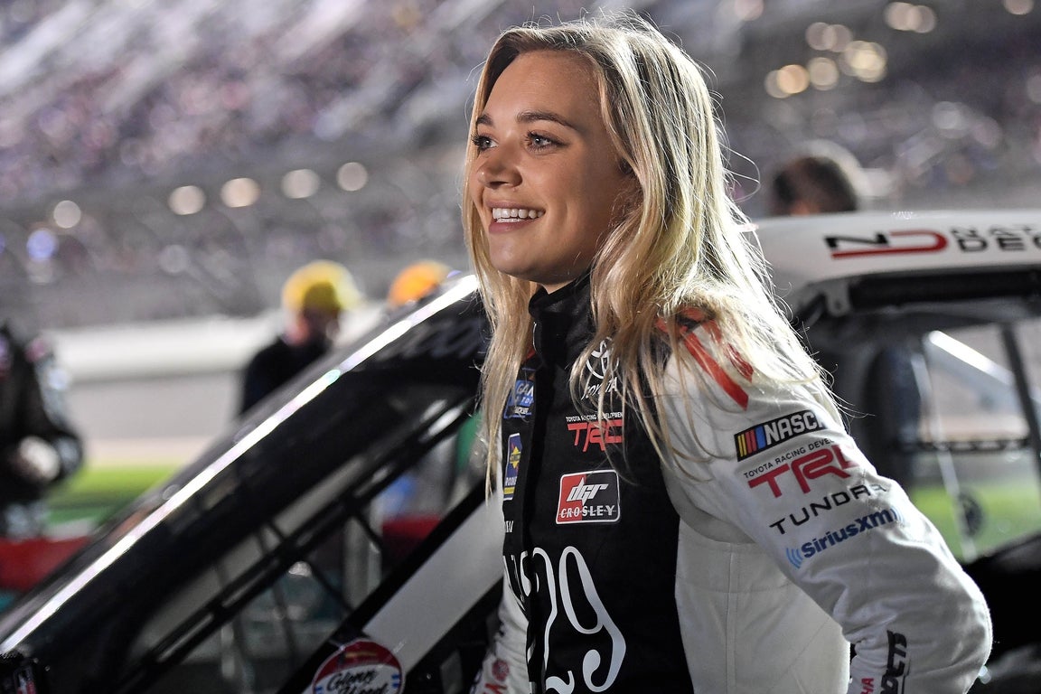 NASCAR driver Natalie Decker continues turning heads on and off the ...