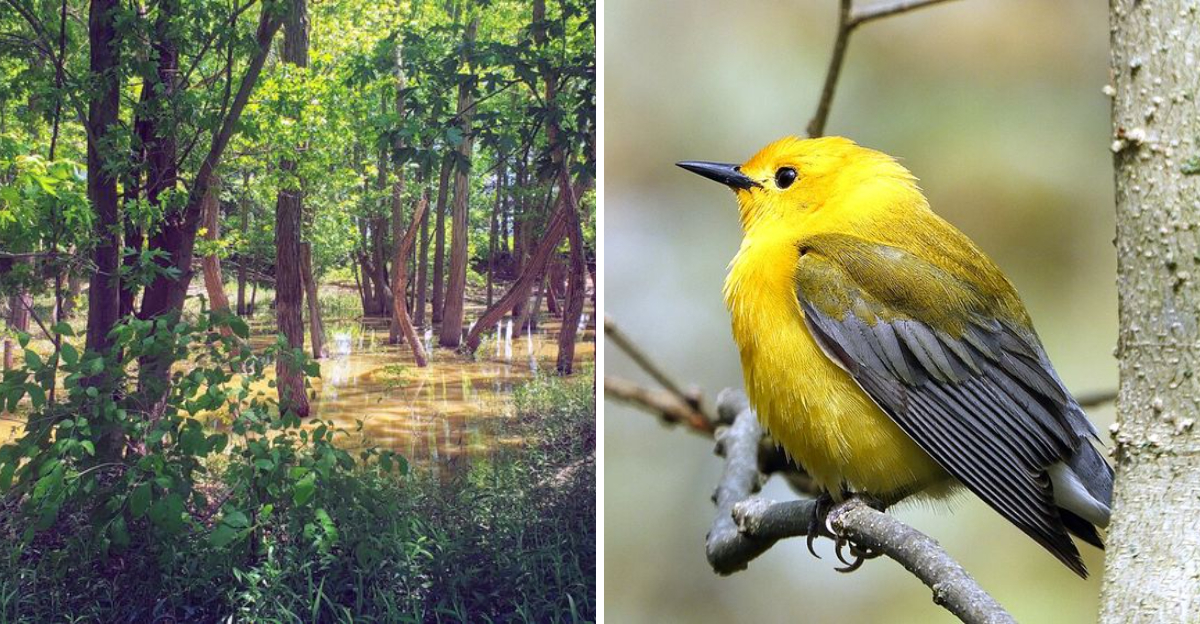 This restored Indiana swamp hides historic cabins, rare birds, and a ...