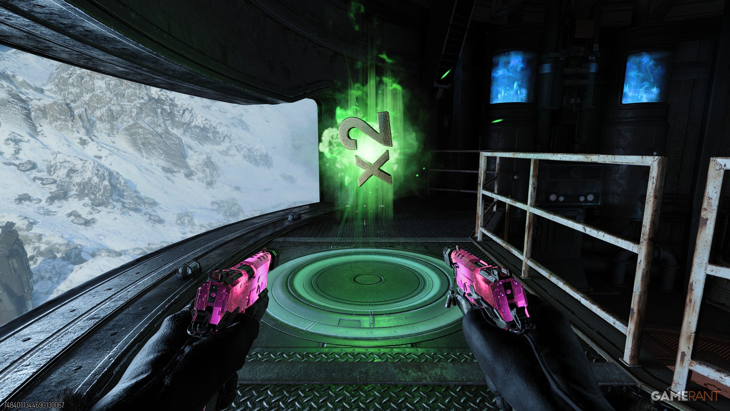 Giant robot coordinates Easter egg in Totenreich
