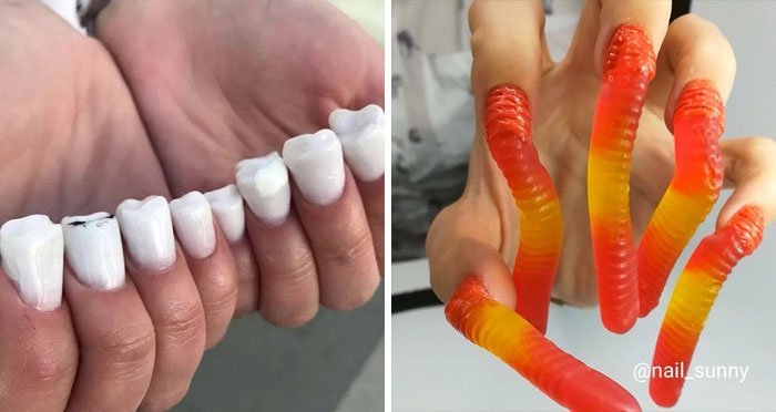 This Russian nail salon starts the weirdest nail trends, here’s 36 of them
