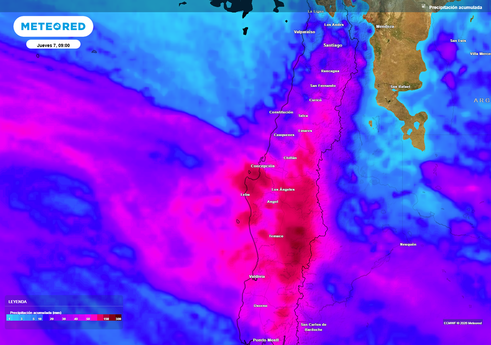 Semana con cambios en Chile: lluvias se desplazan más al norte tras ...